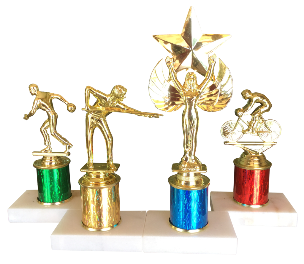 10” Single Column Trophy with Marble Base - Arnold Enterprise